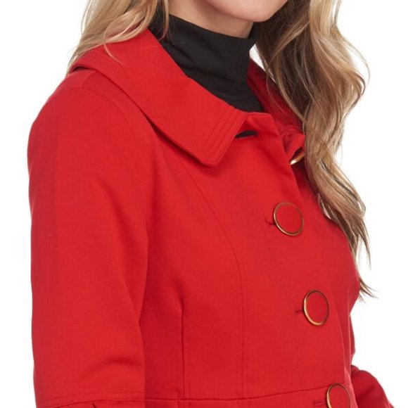 Eden Court | Jackets & Coats | Nwt Eden Court Bell Sleeve Trench Coat ...